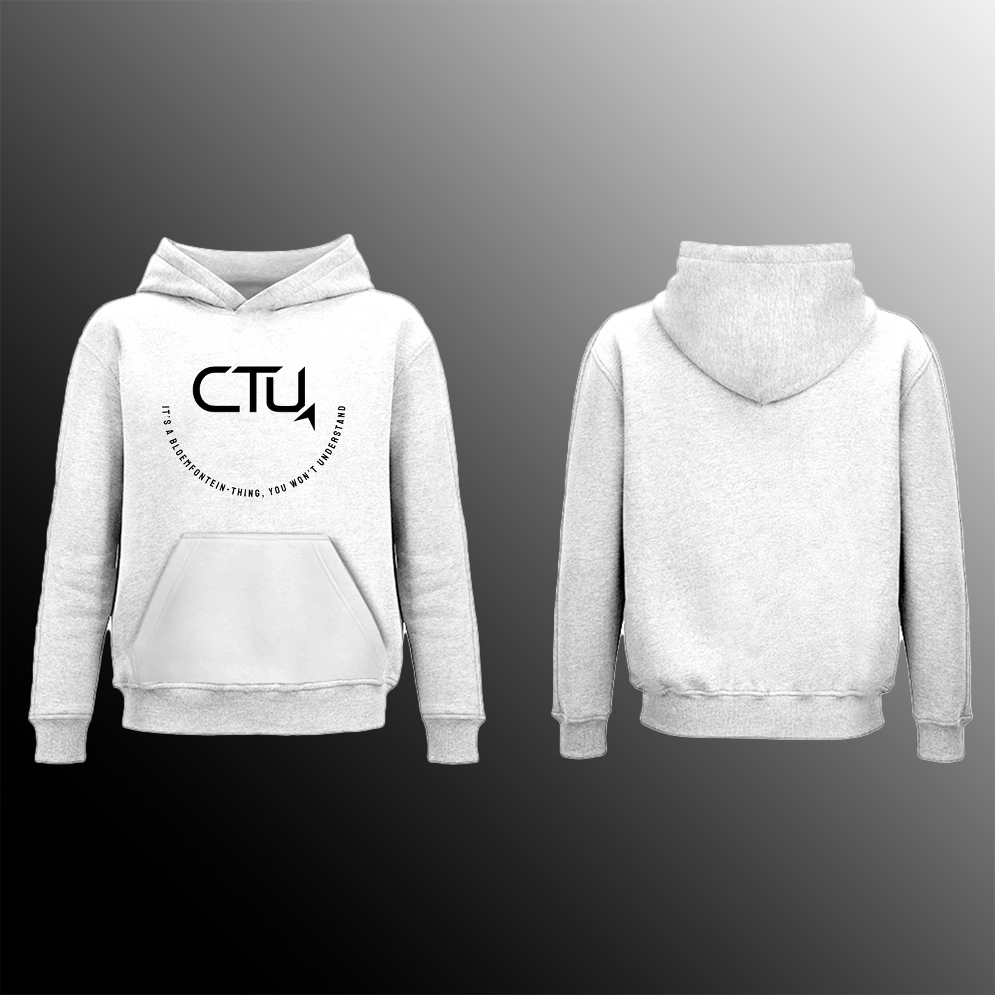 CTU Bloemfontein - Fleece Hoodies - Design 4 – Steel Monkey Kustomz