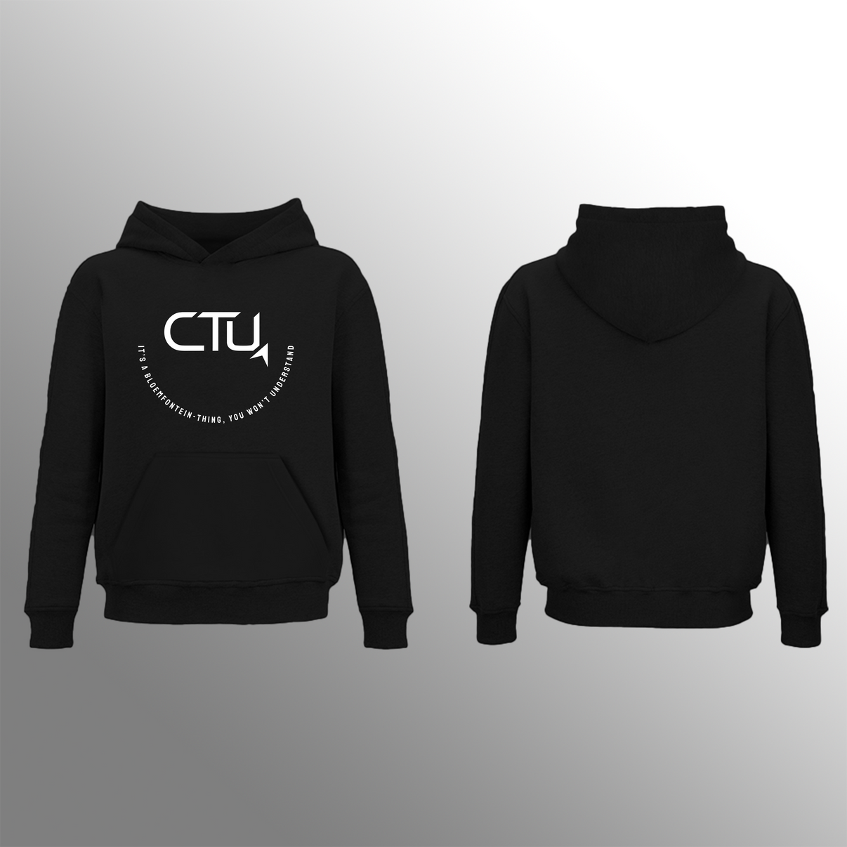 CTU Bloemfontein - Fleece Hoodies - Design 4 – Steel Monkey Kustomz