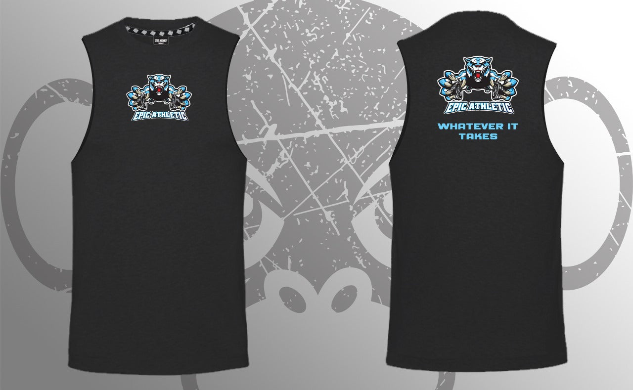 Forever Fit - Mens Black Spandex - Muscle Tank - Xlarge – Steel Monkey ...